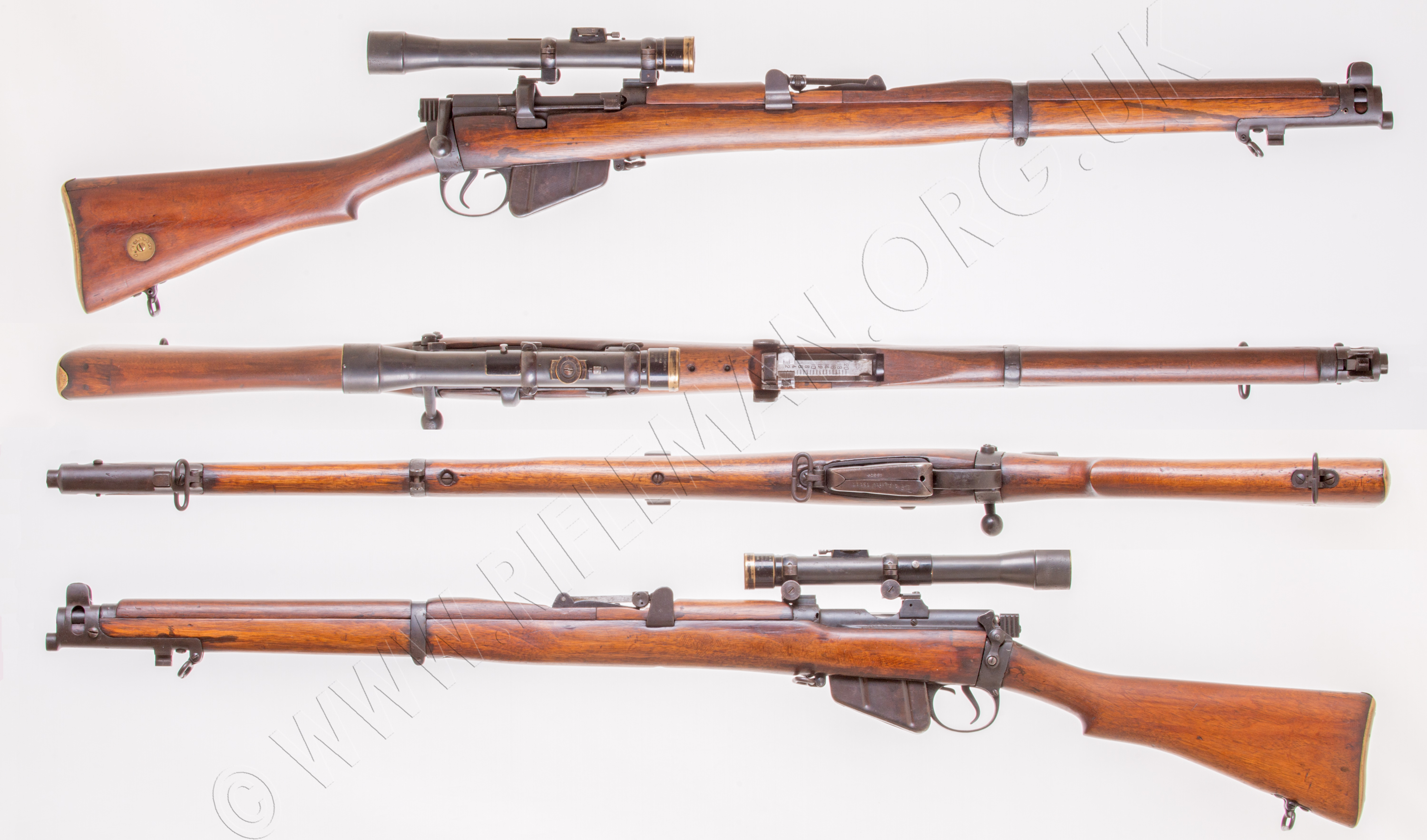 Lee-Enfield Short Magazine Rifle No.1 Mk.III8 coverted to .22RF with a ...