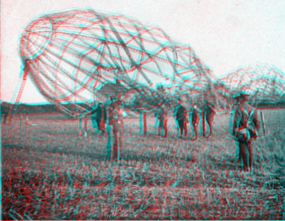 Anaglyphic Stereoscopic 3D Imagery for "RIFLEMAN" website
