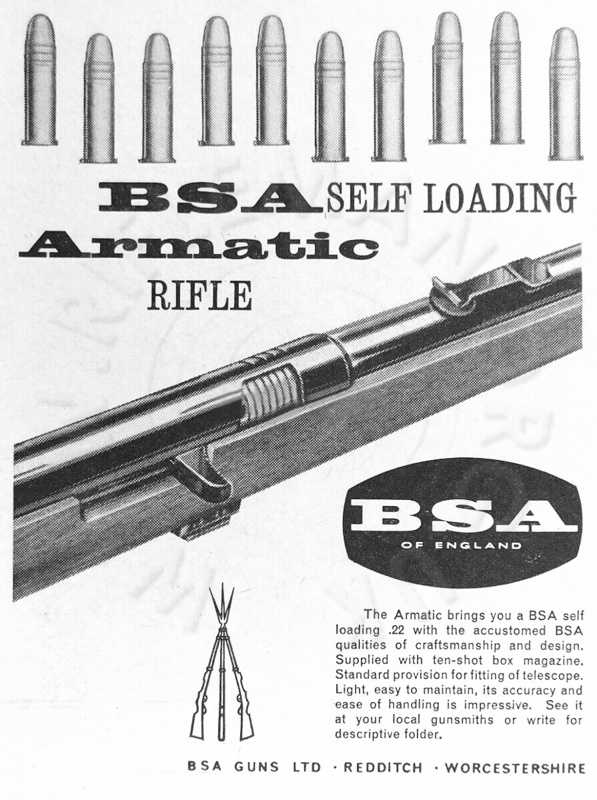 THE B.S.A. RALOCK and ARMATIC REPEATING MODEL RIFLES