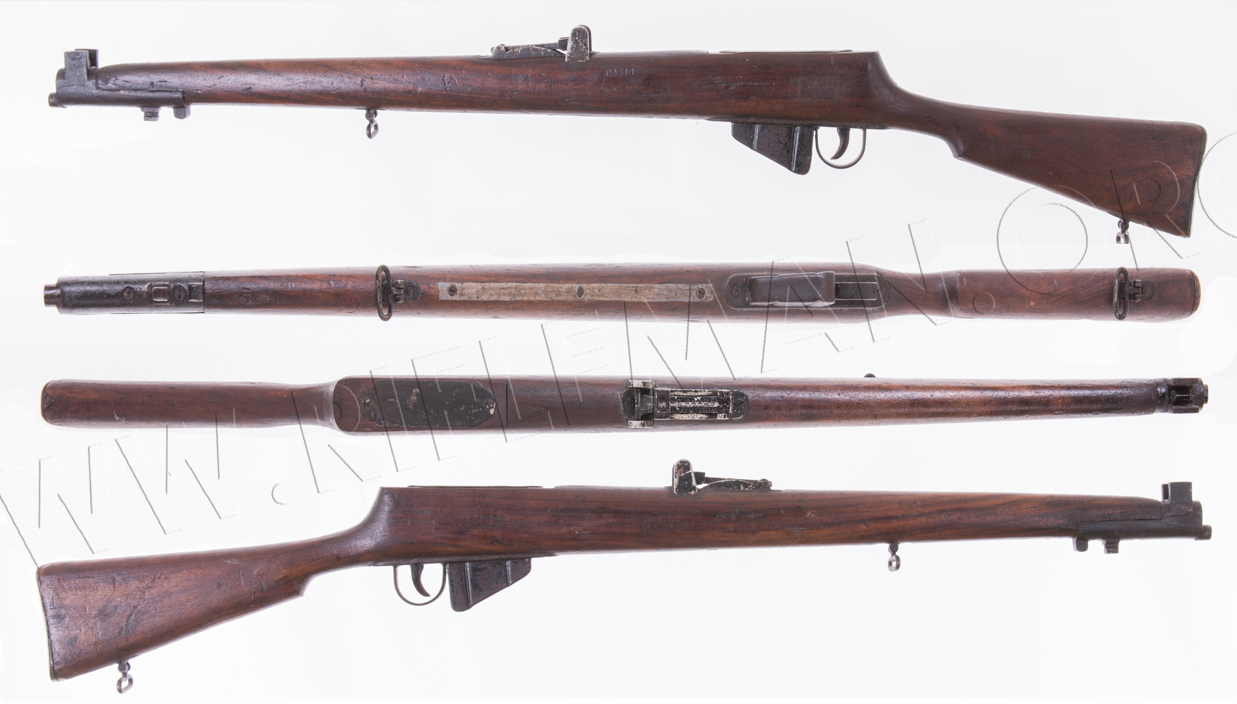 Dummy training rifles - Lee-Enfield and Springfield