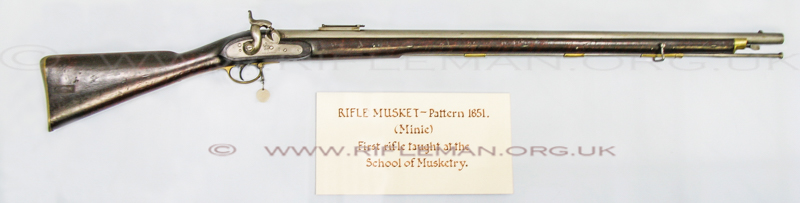 Enfield Pattern 1851 Minié Rifled Percussion Musket