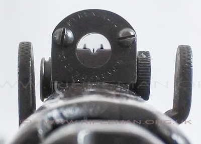 Lattey Galilean optical sights on Short Lee-Enfield Rifle