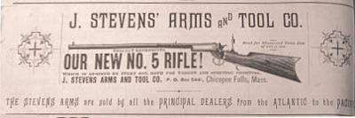 Stevens "Armory", "Bisley", and "Ideal" model rifles and more