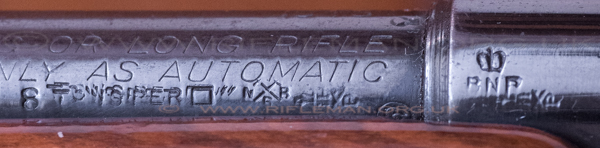 The Steven Model 76A semi-auto .22 rimfire rifle in British hands