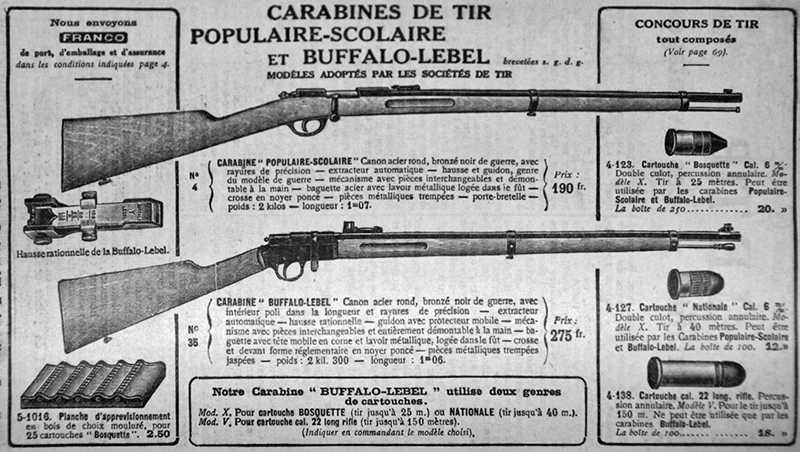 Carabine Buffalo-Lebel - a Lebel style French Training Rifle